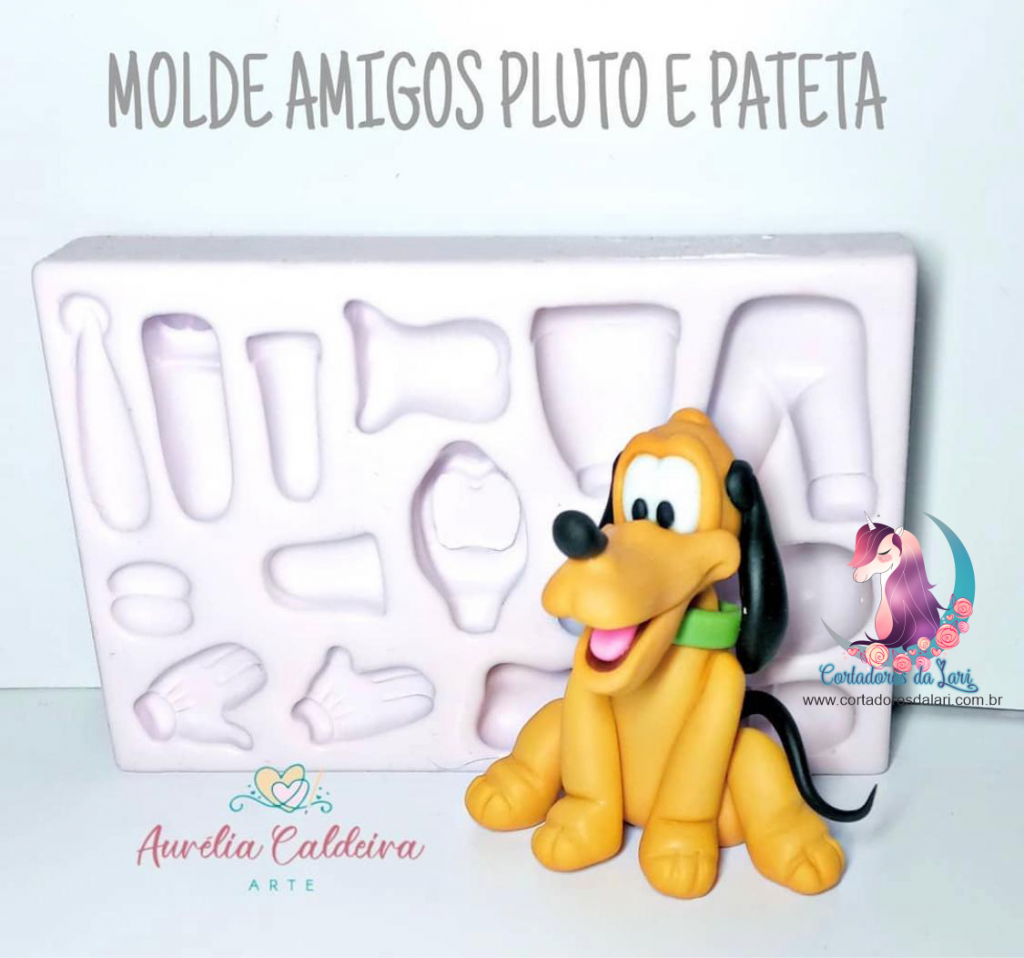 Molde Amigos Pluto e Pateta – Cortadores da Lari